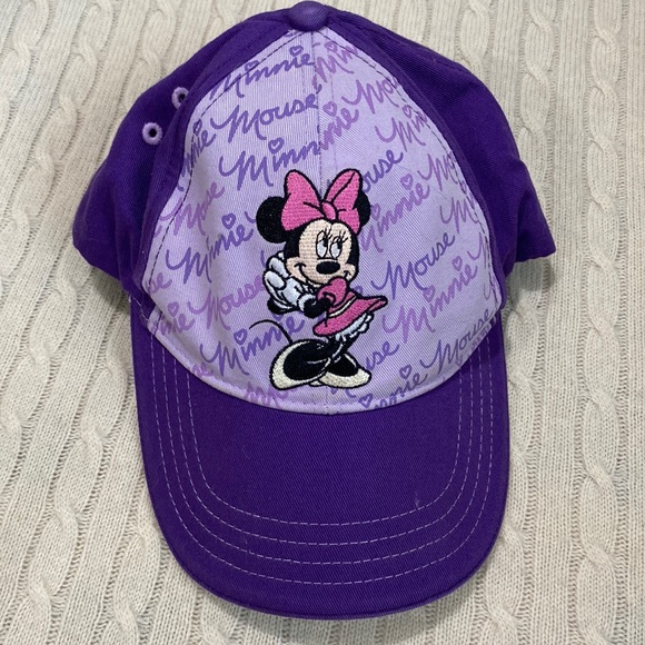Disney | Accessories | Disney Minnie Mouse Girls Cap Purple | Poshmark